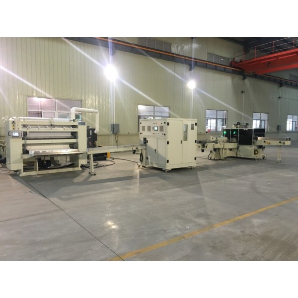 Quality Steel Embossing Facial Tissue Folding Machine With Lamination System for sale