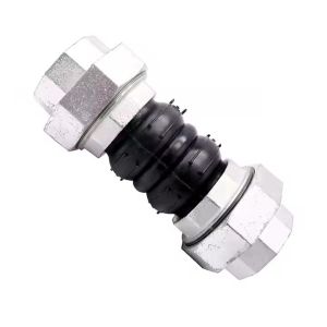 Quality ANSI Standard Compensator Screw Connector Flexible Combined Threaded EPDM Rubber for sale