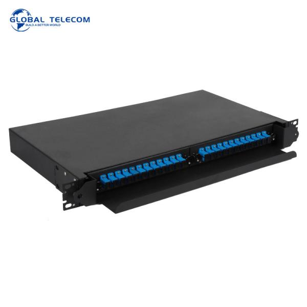 Quality Odf Fiber Optic Patch Panel Wall Mounted 12 24 48 96 144 Port for sale