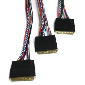 Quality I-PEX20454 40P Lvds Coaxial Cable Tinned Copper Led Tv Lvds Cable for sale
