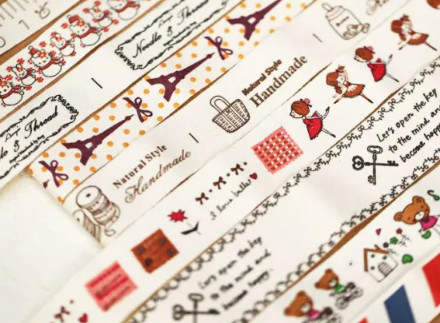 Quality Customized Print Satin Grosgrain Ribbon with Logo For Wrapping Decoration Garment for sale