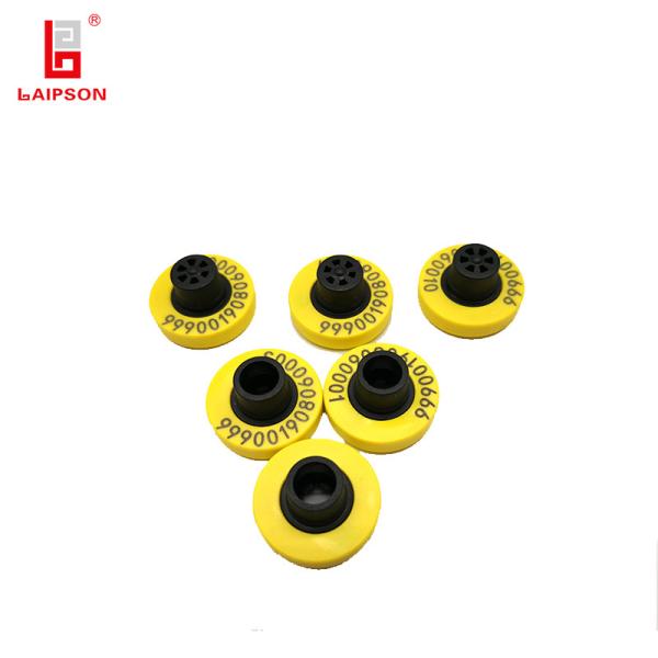 Quality Tamperproof Round Tpu Cattle Bovine Sheep Ovine Ear Tag Rfid For Livestock Farm for sale