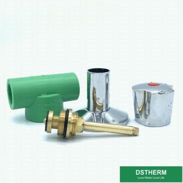 Quality Chrome Plated Round Zinc Alloy Handle For Brass Valve Cartridges for sale