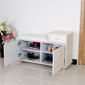 Quality MDF Panel Shoe Cabinet Stool for sale