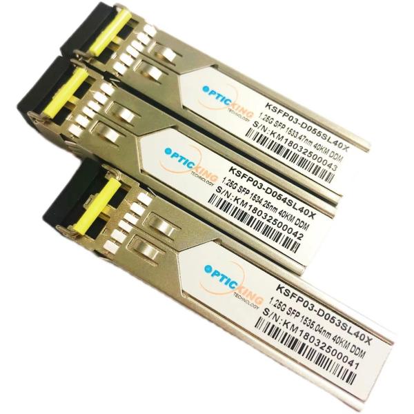 Quality 1535.04nm Optical DWDM Transceiver Compatible 1.25G SFP Module for sale