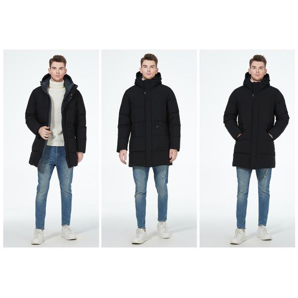 Quality Sleeve Length 67cm - 72cm Regular Fit Coat Long Parka Coat With Pockets for sale