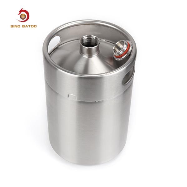 Quality 304 Stainless Steel Single Wall Ball Lock Beer Keg 5 Liter for sale