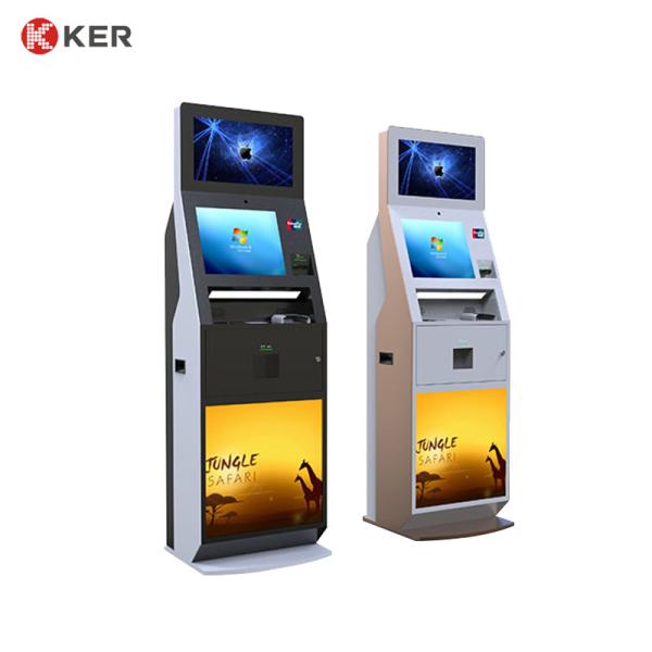 Quality Government Service Terminal Bill Acceptor Ticket Self Service Kiosk for sale
