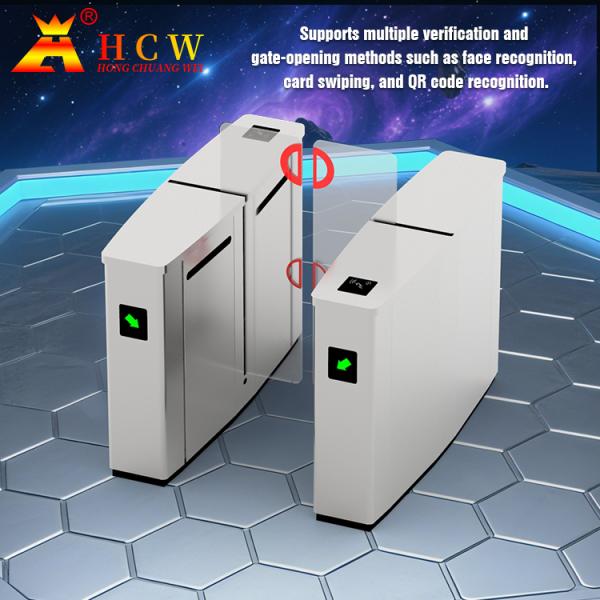 Quality Heightened Door Panel 304 Stainless Steel Pedestrian Sliding Gate for sale