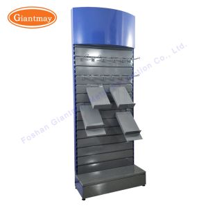 Quality Cosmetic Floor Stand Freestanding Display Slatwall for sale
