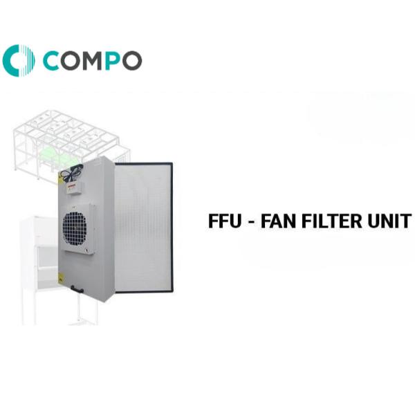 Quality Standard Modular Cleanroom FFU Unit 99.99% With HEPA Filtration for sale