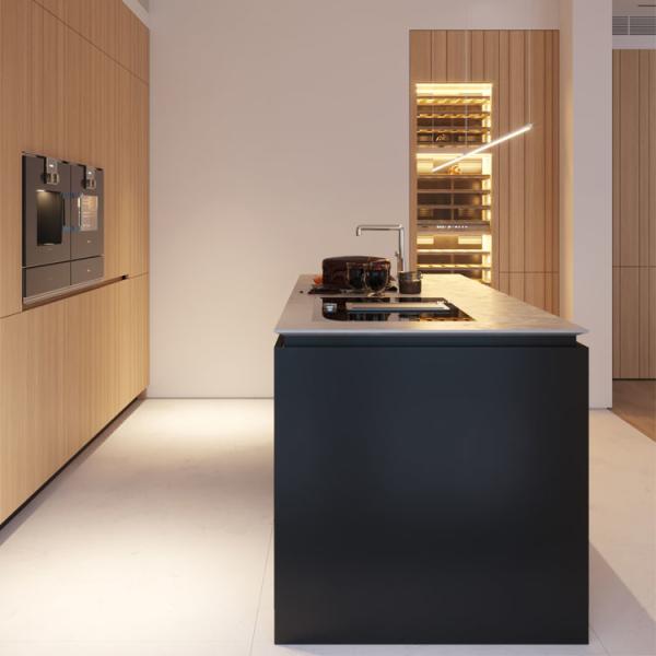 Quality Modern PVC High Gloss Acrylic Kitchen Cabinets Eco Friendly for sale