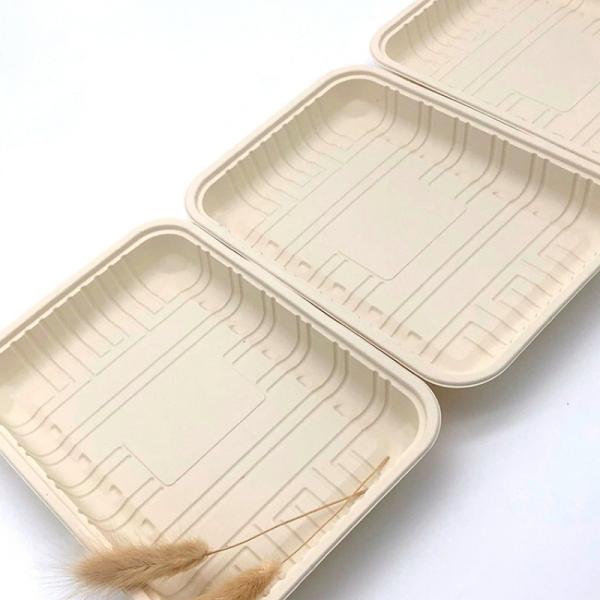 Quality Biodegradable Sealable Meat Cornstarch Tableware Frozen Food Tray Container for sale