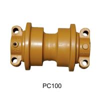 Quality Yellow Smooth Finish Bulldozer Track Roller Pc100 for sale
