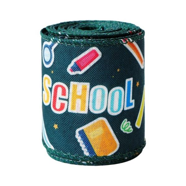 Quality Choose from Our Catalogue Wired Burlap Ribbon for School Rulers in Car Print for sale