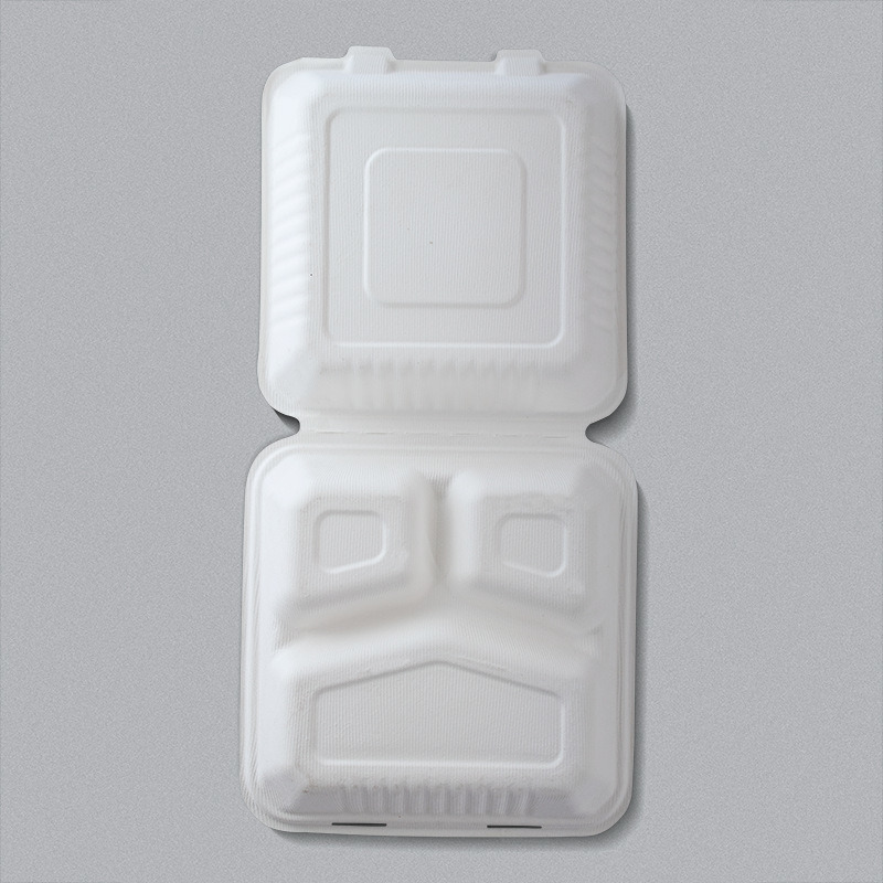 Hot Selling Sugarcane Lunch Box Biodegradable Compostable Food Container