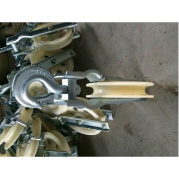 Quality Nylon Transmission Stringing Blocks Pulleys 10KN Rated Load for sale