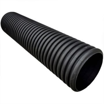 Quality Inner Rib Corrugated High Density Polyethylene Pipe / Hdpe Twin Wall Drainage for sale