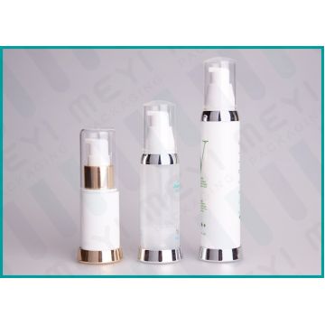 Quality 15ml 30ml 50ml Refillable Airless Pump Bottles With Leakage Prevention for sale