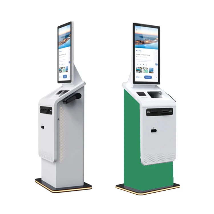 Quality Hotel Check In Kiosk With Passport Scanner And Customizable Design for sale
