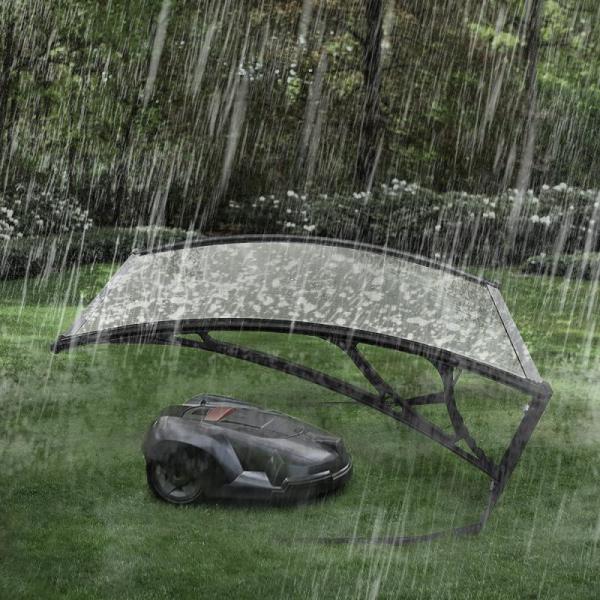 Quality Stable Base PC Transparent 103cm Robot Mower Garage for sale