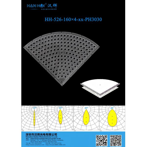 Quality 3030LEDs Anti Glare Design Lens For Stadium Lighting for sale