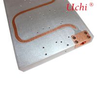 Quality Industrial Equipment Aluminum Profile Copper Tube Radiator High Power Water Cooled Plate Radiator Custom Processing for sale
