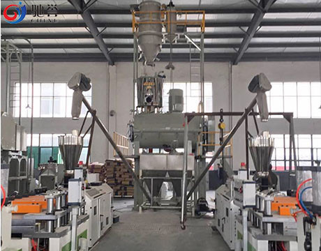 Quality Automatic Feeding Pneumatic Conveying System For Wood Plastic Production Line for sale