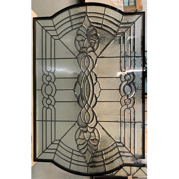 Quality 80 X 25in Door Leaded Glass for sale