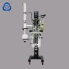 china Lab Use Elevating Rotary Jacketed Glass Reactor Vessel For Distillation