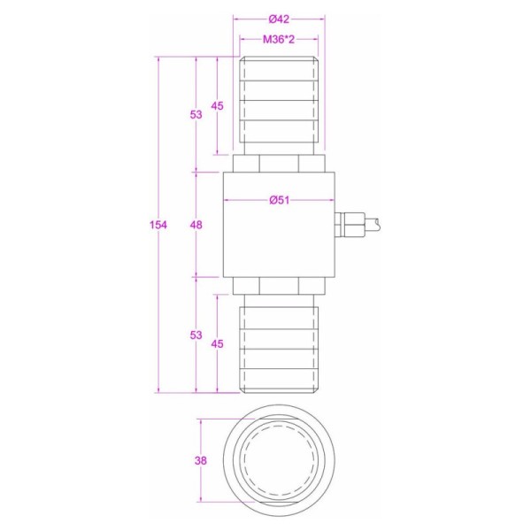 Quality Tension/compression load cell 20kN 30kN 50kN 100kN 200kN force transducer for sale