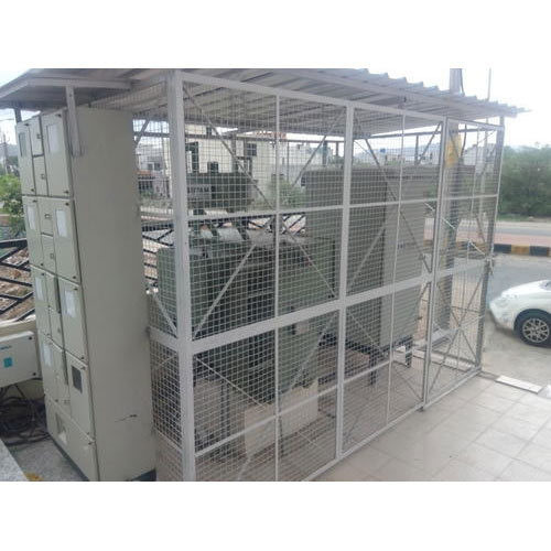Quality 3D Triangle Bend Metal 10ft Wide Tower Fencing Rust Resistant For Security for sale