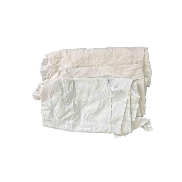 Quality 55cm White Rags 10kg for sale
