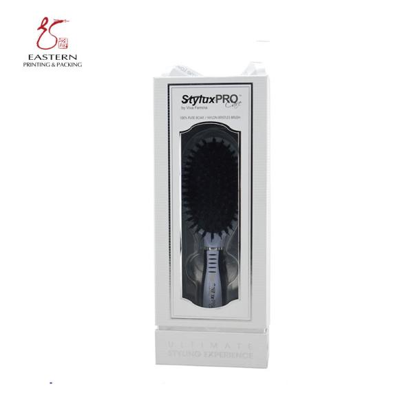 Quality White Color Luxury Gift SGS Printed Cardboard Boxes For Comb for sale