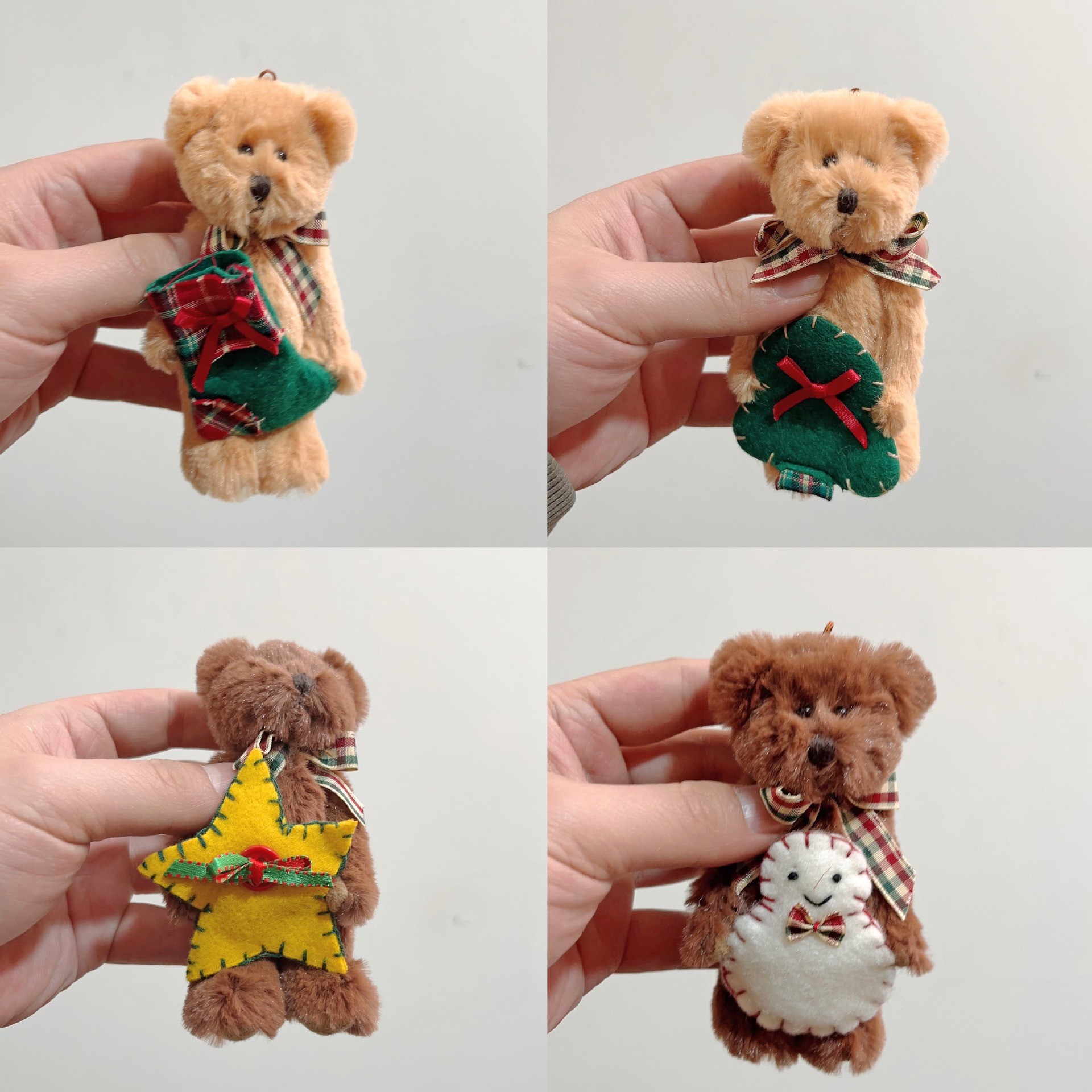 Teddy Bear Plush Joint Plush Bear Doll Key Chain Stuffed Animal Toys