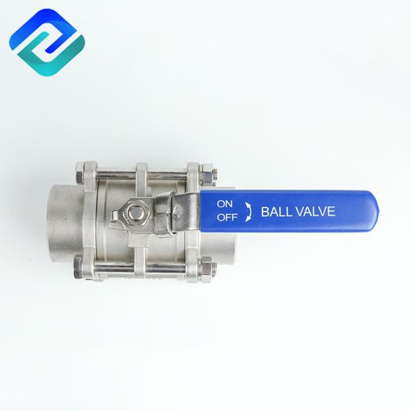 Quality Wax Casting CF8M 3PC Ball Valve Female Thread Tapered BSPT for sale