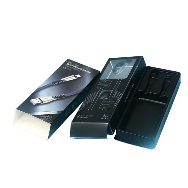 Quality CMYK Color Paper Packaging Box Glossy Lamination On Front Side for sale