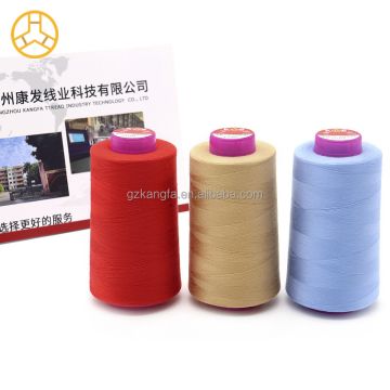 Quality Colorful Polyester Item Polyester Cotton Thread 100% Spun Sewing Thread for sale