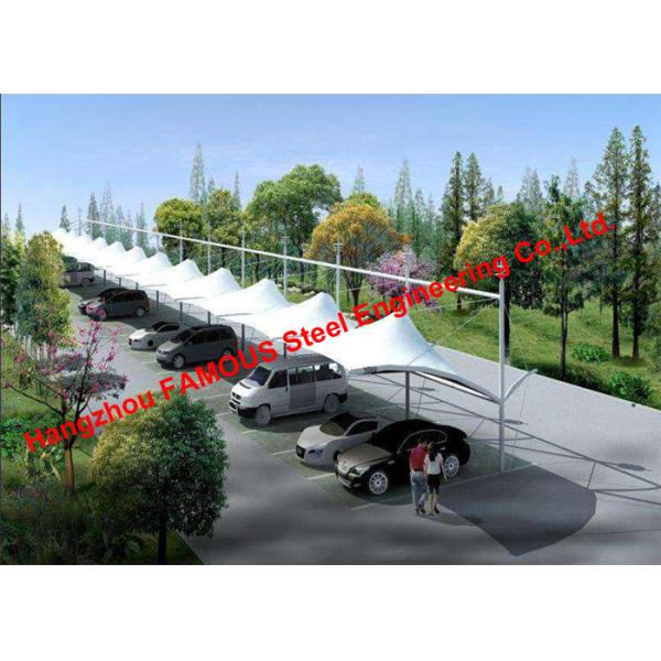 Quality America US Standard Certified Membrane Structural Car Parking Carport for sale