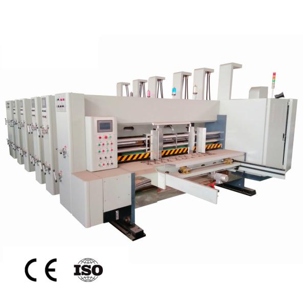 Quality 2 Color Flexo Printing Slotting Die Cutting Machine Automatic for sale