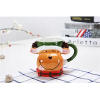 Quality Ceramic 301ml 400ml 10 Oz Christmas Deer Mug for sale