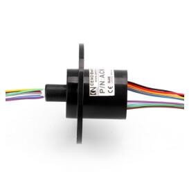 Quality 18 Circuit Number Signal Slip Ring Less Noise Continuous Transmission for sale