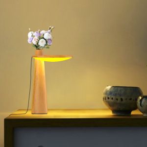 Quality High Quality Mult-color Oak/Bamboo Handmade Modern Desk Lamp Supports Four for sale