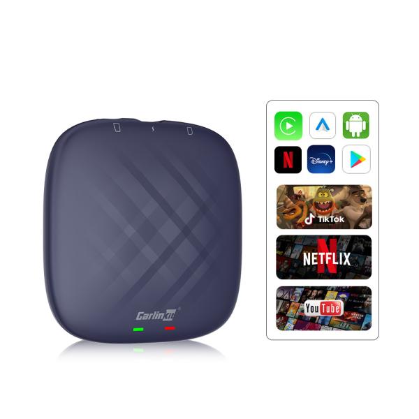Quality Wireless Carplay Android Auto AI Box 8GB 128G 8 Core Carlinkit Carplay Ai Box for sale