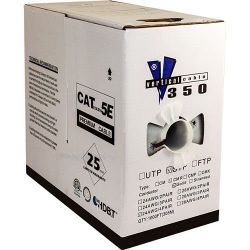Quality CAT5E FTP Network Cable Shielded 24AWG Solid Copper PVC Jacket for Wired for sale