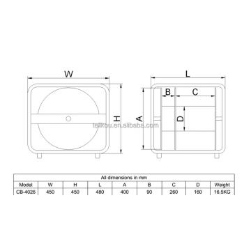 Quality Snake Cable Drum Cable Winder Drum With Wheel For Audio And Video Cables CD-4026 for sale