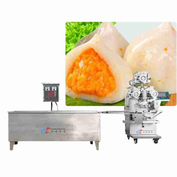 Quality Auto Encrusting Fish Ball Maker Stainless Steel Touch Screen for sale