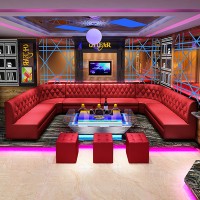 Quality Hotel Lounge Area Circular Sofa Department Villa Area Sofa Senior Hotel Club for sale