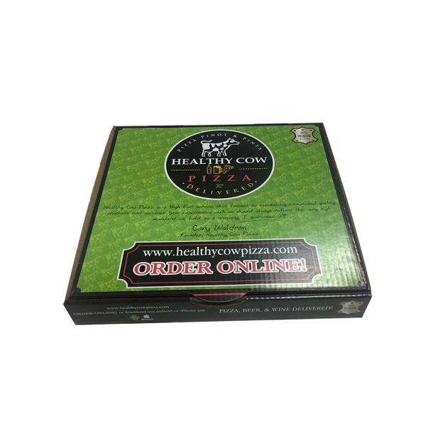 Quality Corrugated Board Frozen Pizza Box For Simple And Convenient Food Packaging for sale