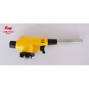 Quality Portable Brass 200mm Gas Torch Gun , Outdoor Camping Gas Blow Torch for sale